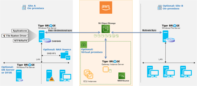 Tiger Bridge Deployment for AWS
